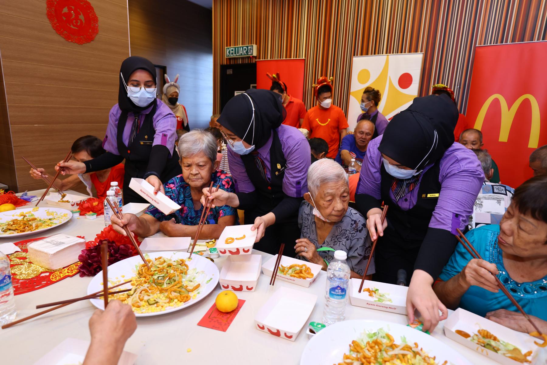McDonald’s Malaysia Brings Chinese New Year Cheer to Old Folks to usher ...