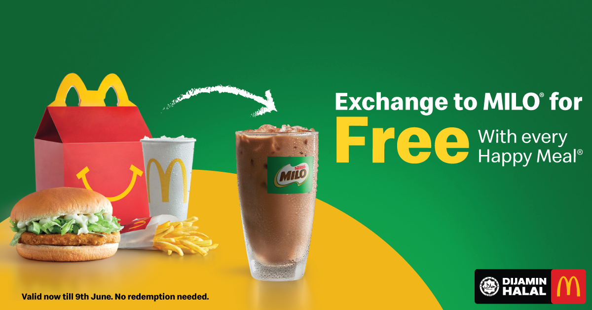 McDonald's Malaysia | Free Milo Exchange